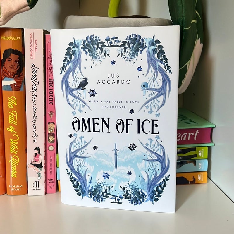 Omen of Ice signed OwlCrate by Jus Accardo, Hardcover | Pangobooks