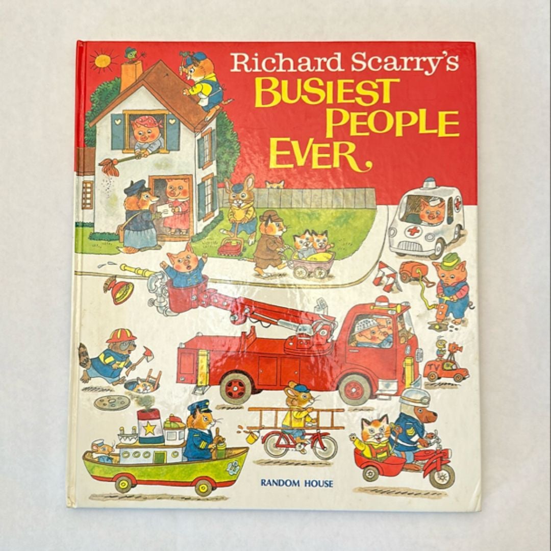 Richard Scarry’s Busiest People Ever by Richard Scarry, Hardcover ...