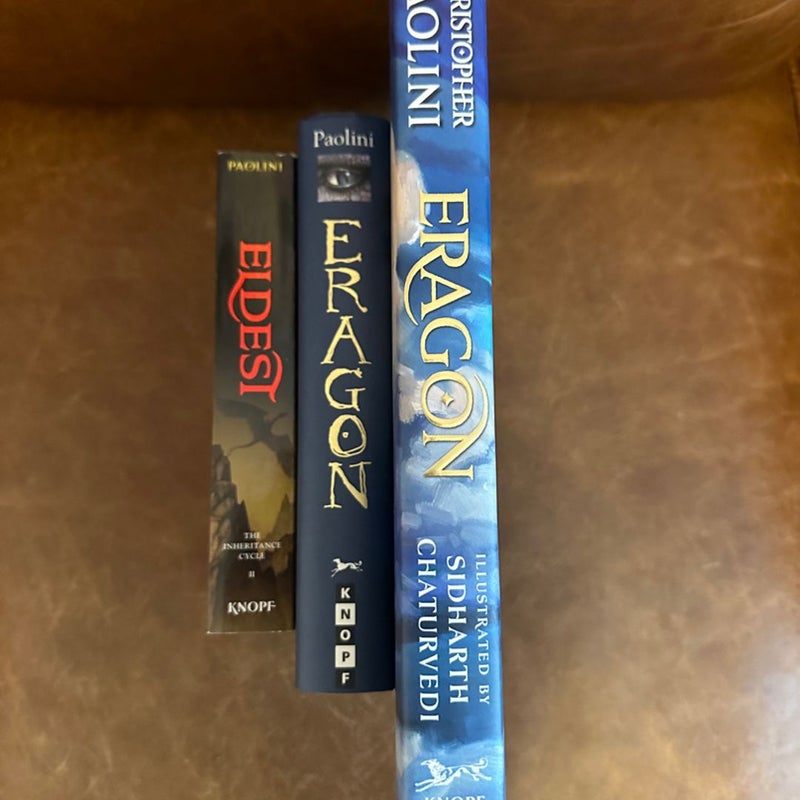 Eragon christopher paolini illustrated edition & eldest signed by ...