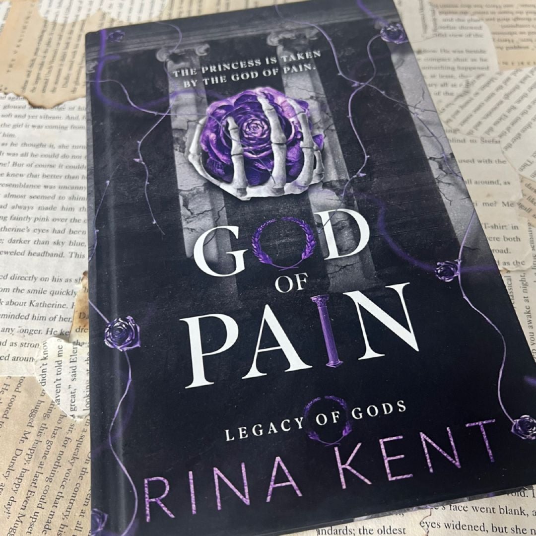 God of pain by Rina Kent oop indie discreet special edition signed bookplate by Rina Kent ...