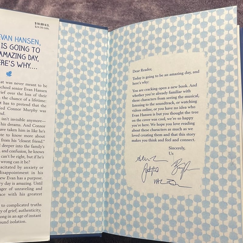 Dear Evan Hansen by Val Emmich , Hardcover | Pangobooks