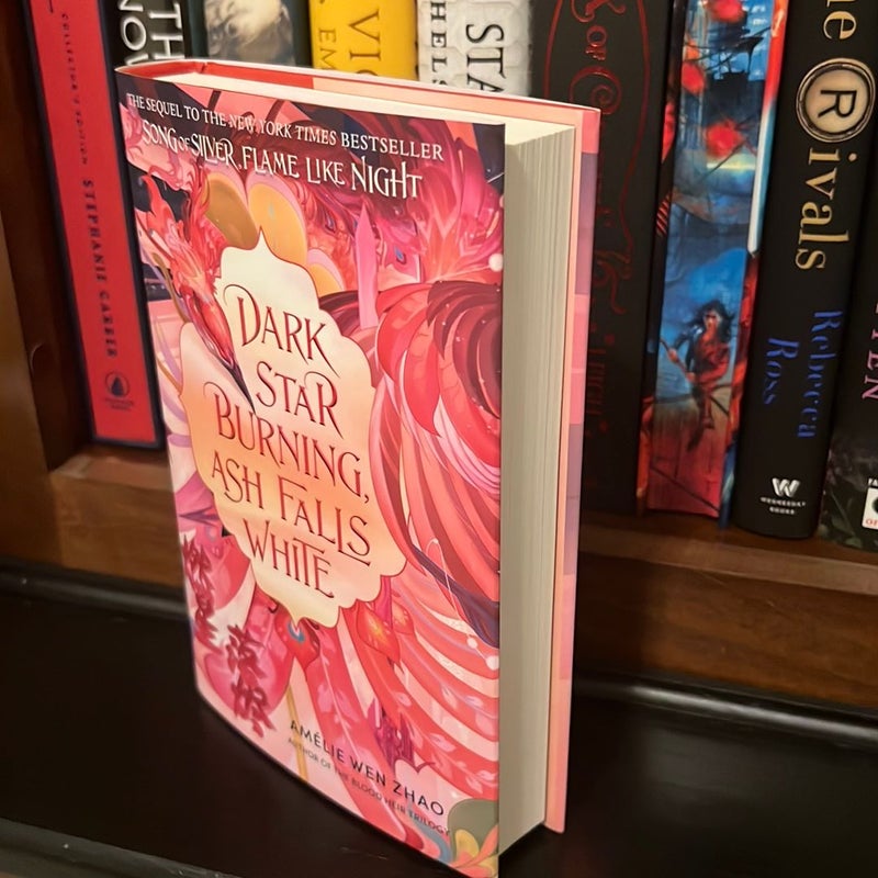 Dark Star Burning Ash Falls White By Amélie Wen Zhao Hardcover