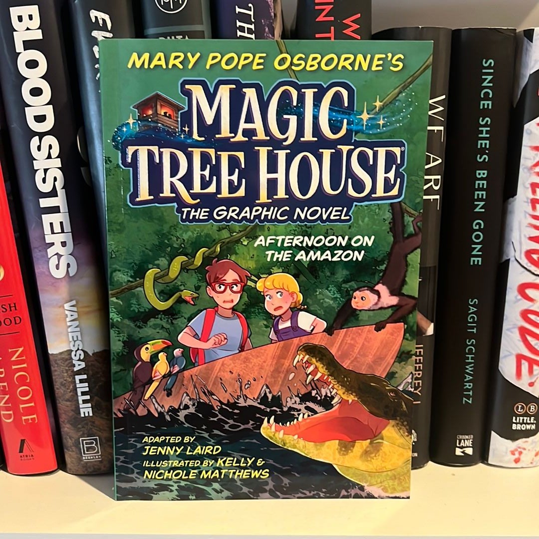 Afternoon on the Amazon Graphic Novel by Mary Pope Osborne, Jenny Laird