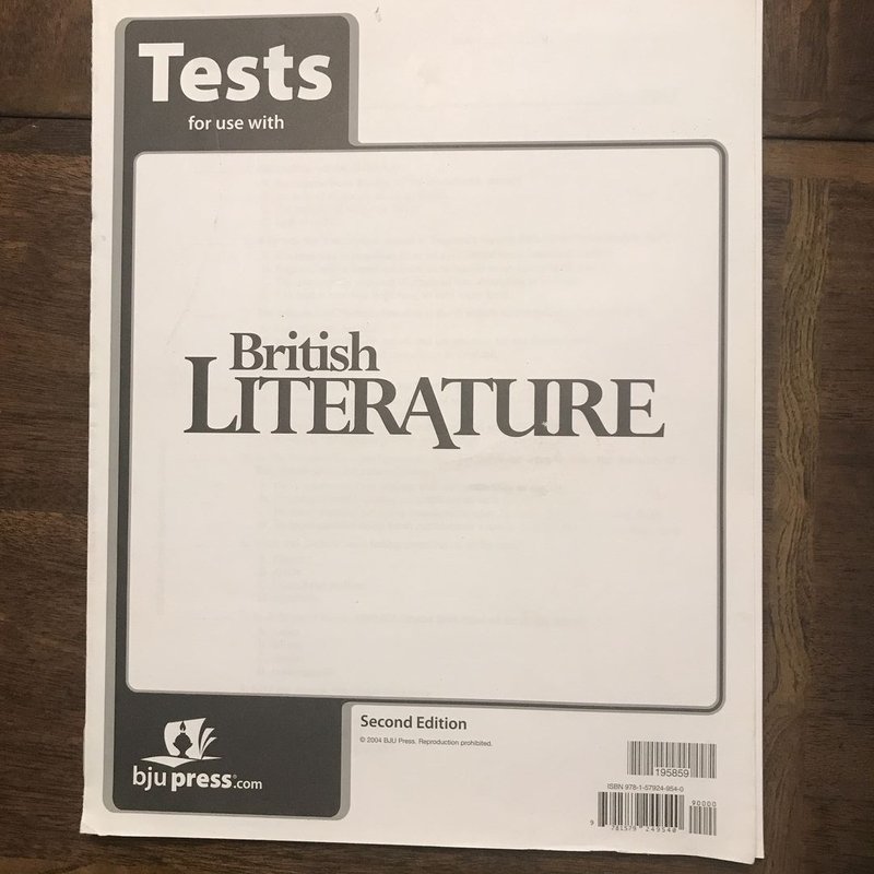 British Literature Teacher Book Set Grd 12 2nd Edition (2 Books) by