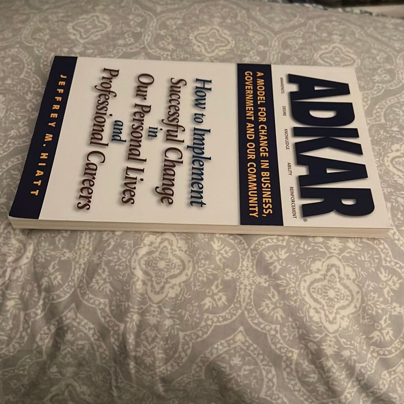 ADKAR by Jeff Hiatt, Paperback | Pangobooks
