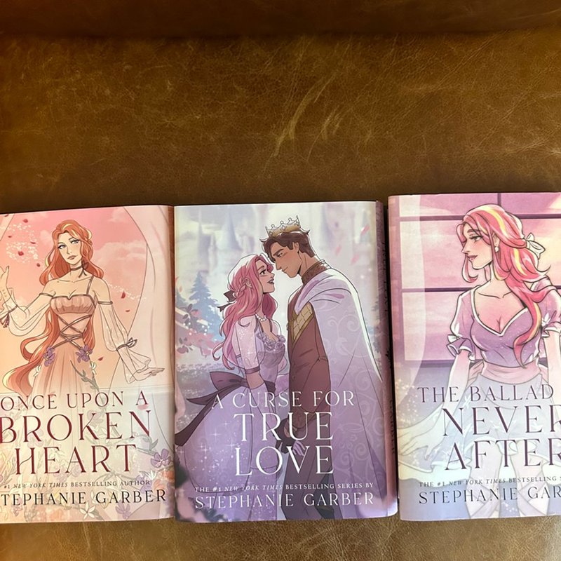 Once upon a broken heart series signed with preorder special dust ...