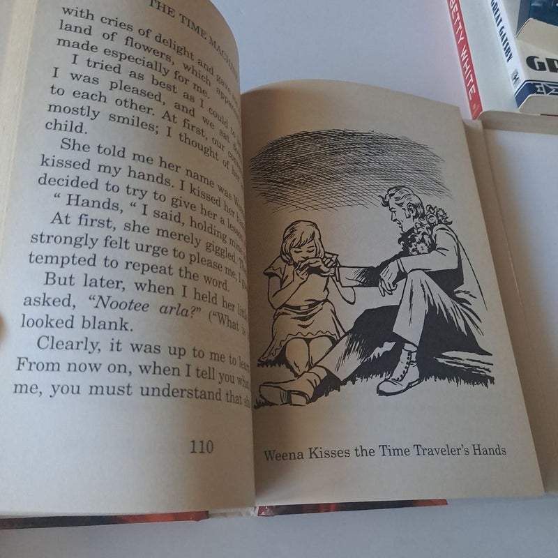 The Time Machine H G Wells Great Illustrated Classics hardcover by H G ...