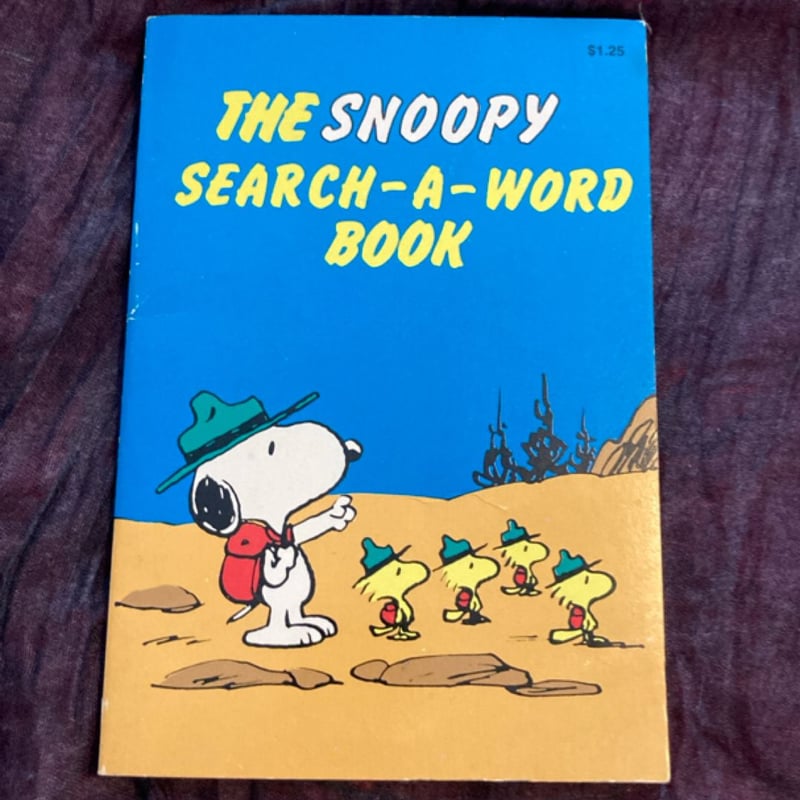 The Snoopy Search-A-Word Book by Charles Schultz, Paperback | Pangobooks