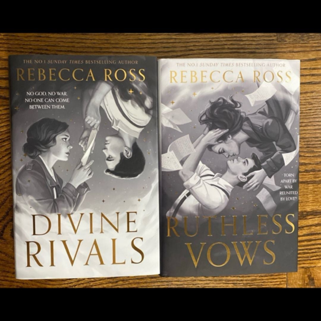 Divine Rivals Fairyloot SET by Rebecca Ross, Hardcover | Pangobooks