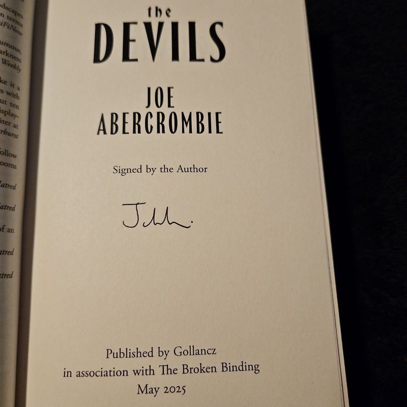 The Devils by Joe Abercrombie , Hardcover | Pangobooks