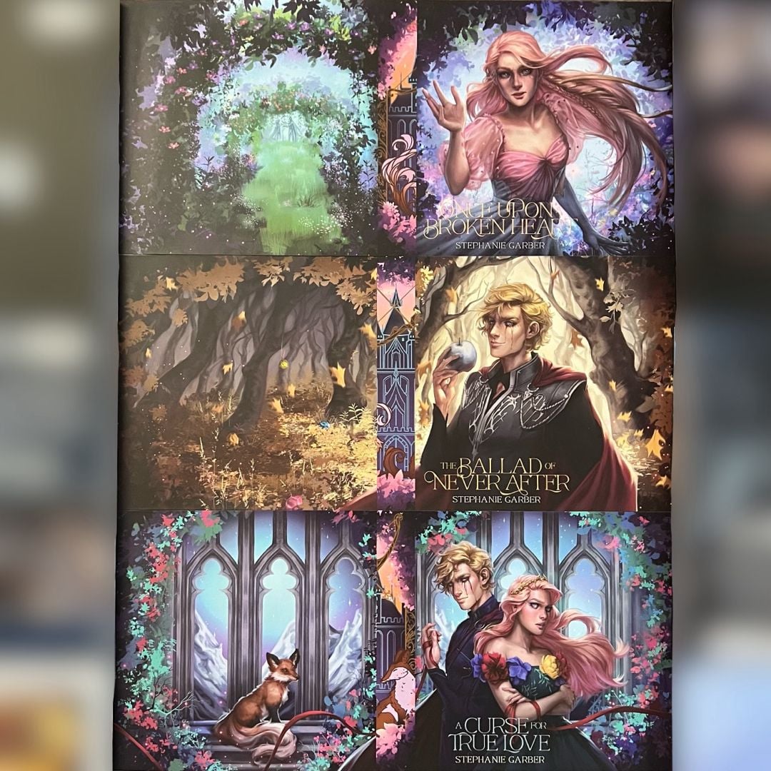FaeCrate Once Upon a Broken Heart trilogy dust jackets by Stephanie ...