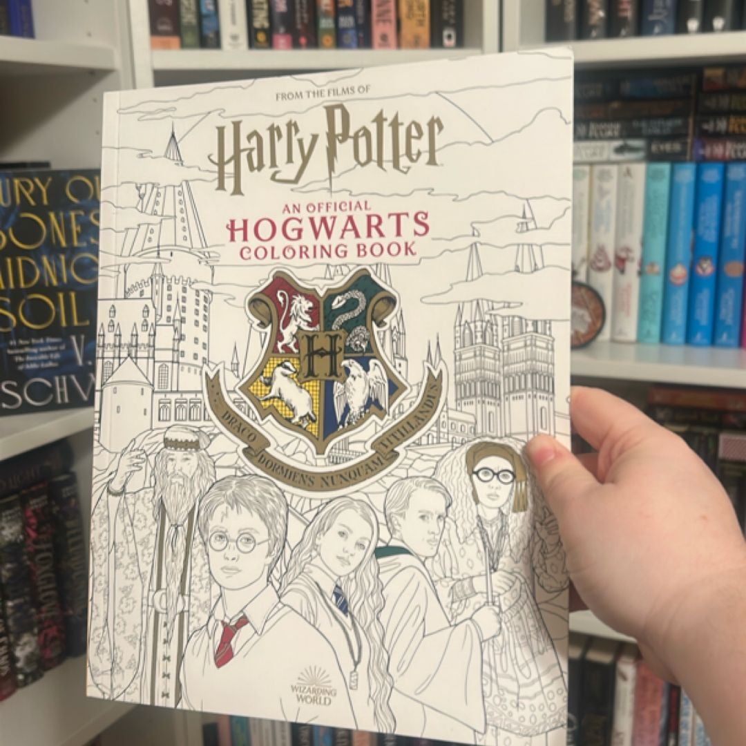 Harry Potter: an Official Hogwarts Coloring Book by Paula Rozelle Hanback