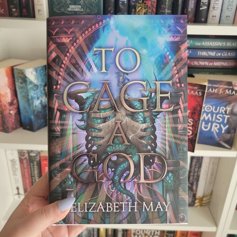 To Cage a God (Illumicrate Edition) by Elizabeth May, Hardcover ...