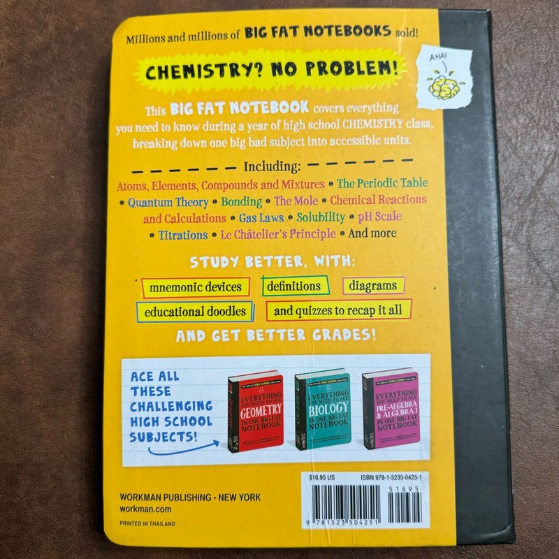 Everything You Need to Ace Chemistry in One Big Fat Notebook by ... Everything You Need to Ace Chemistry in One Big Fat Notebook by ...