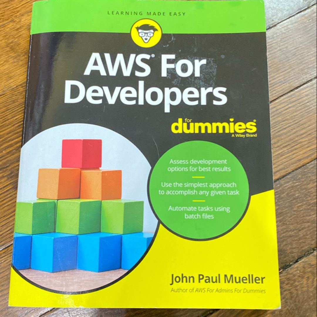 AWS for Developers for Dummies by John Paul Mueller