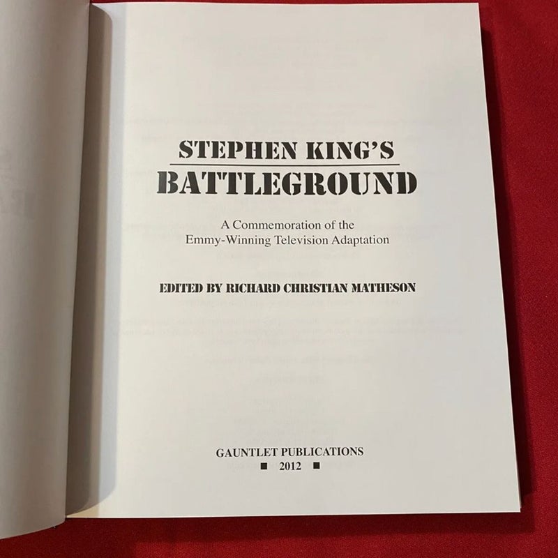 Stephen King's Battleground: A Commemoration of the Emmy-winning ...