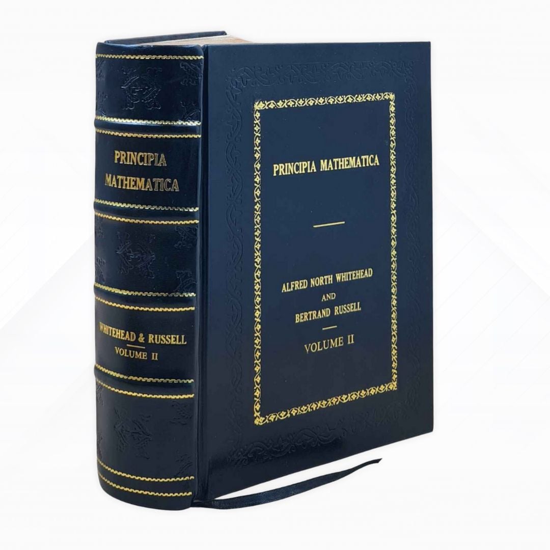 Principia Mathematica By Alfred North Whitehead 1861-1947 Leather-Bound ...
