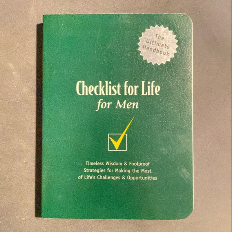 Checklist for Life for Men by Thomas Nelson Publishing Staff