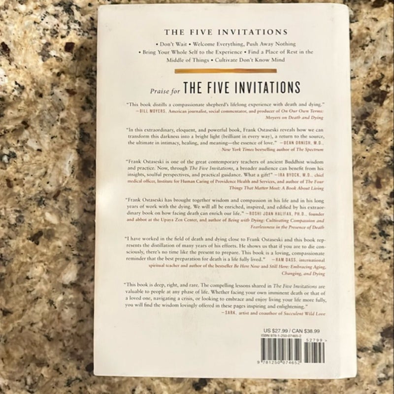 The Five Invitations by Frank Ostaseski, Rachel Naomi Remen