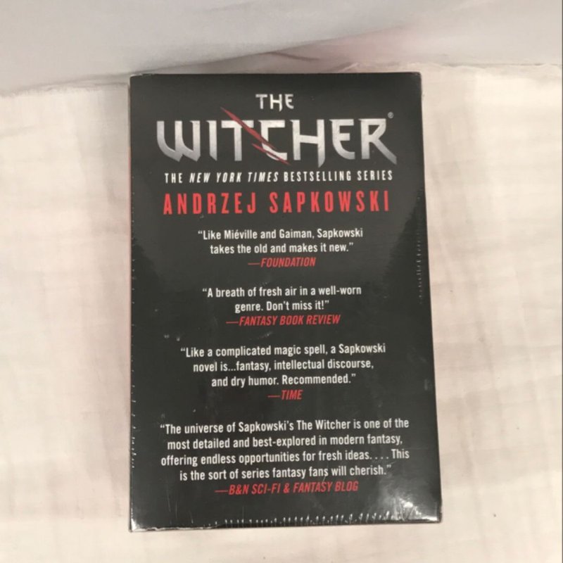 The Witcher Boxed Set: Blood of Elves, the Time of Contempt, Baptism of ...