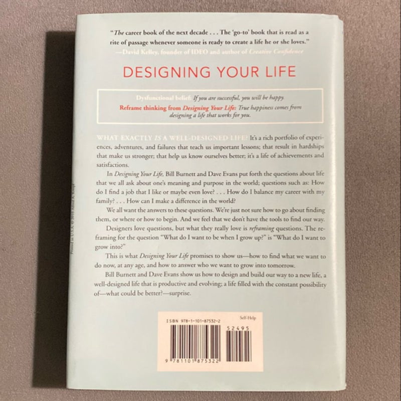 Designing Your Life by Bill Burnett, Hardcover | Pangobooks
