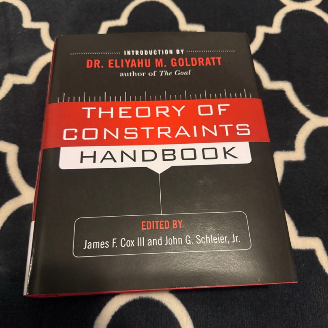 Theory of Constraints Handbook by James F. Cox, John Schleier