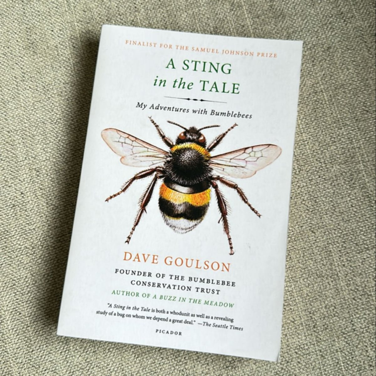 A Sting in the Tale by Dave Goulson