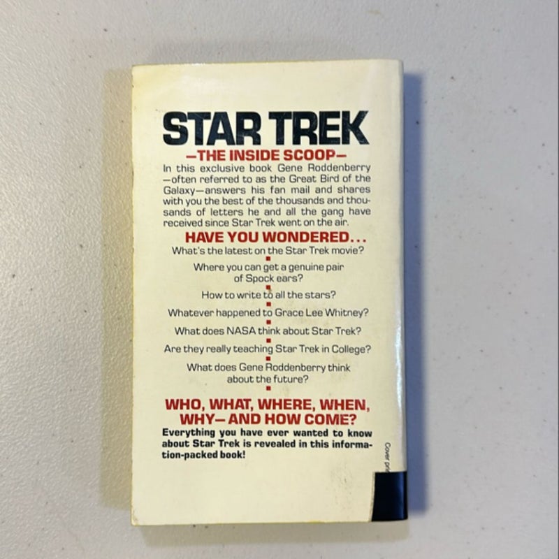 Letters to Star Trek by Susan Sackett
