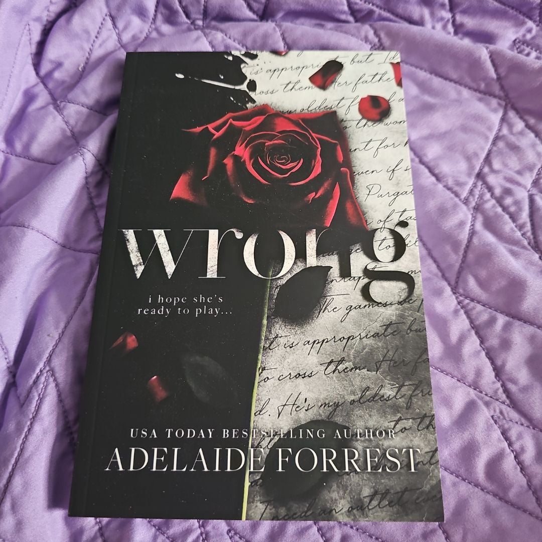 Dark and disturbed Wrong signed by Adelaide Forrest , Paperback ...