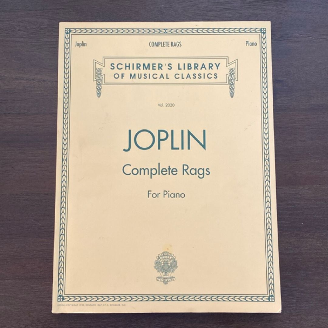 Joplin - Complete Rags for Piano by Scott Joplin