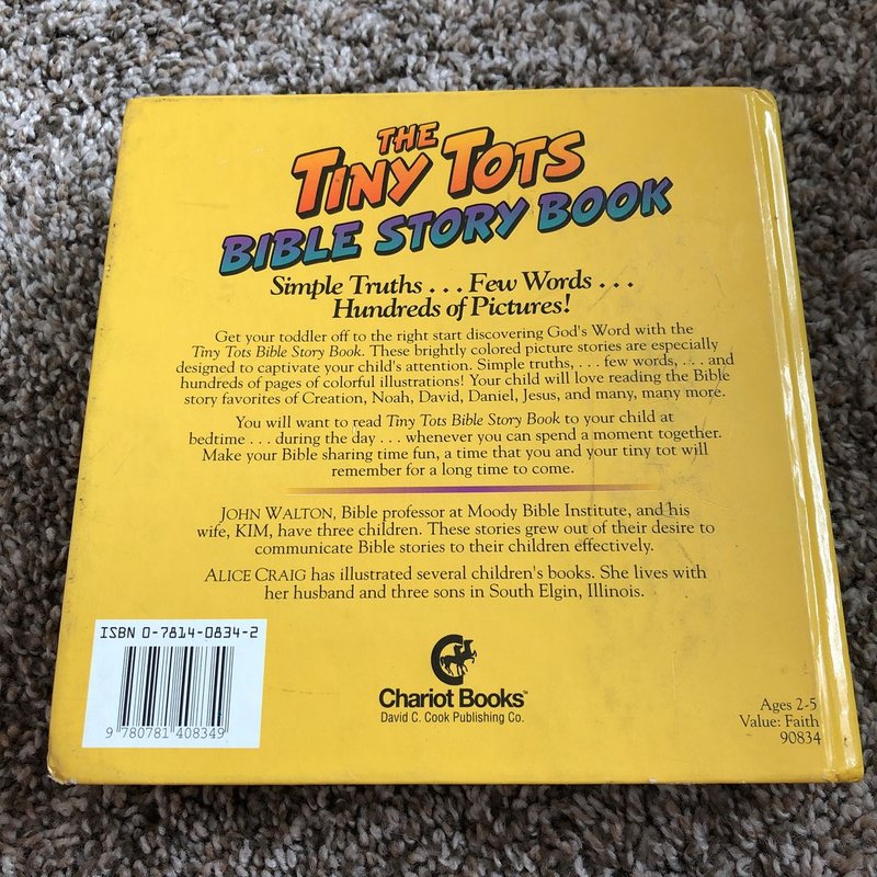 Tiny Tots Bible Storybook by John Walton, Kim Walton, V. Gilbert Beers
