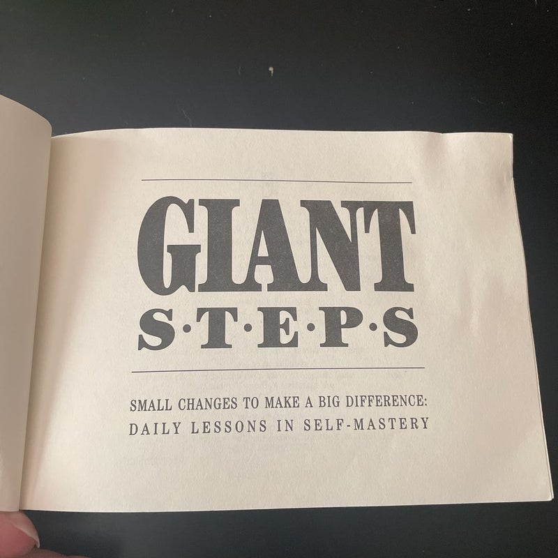 Giant Steps by Tony Robbins, Paperback | Pangobooks