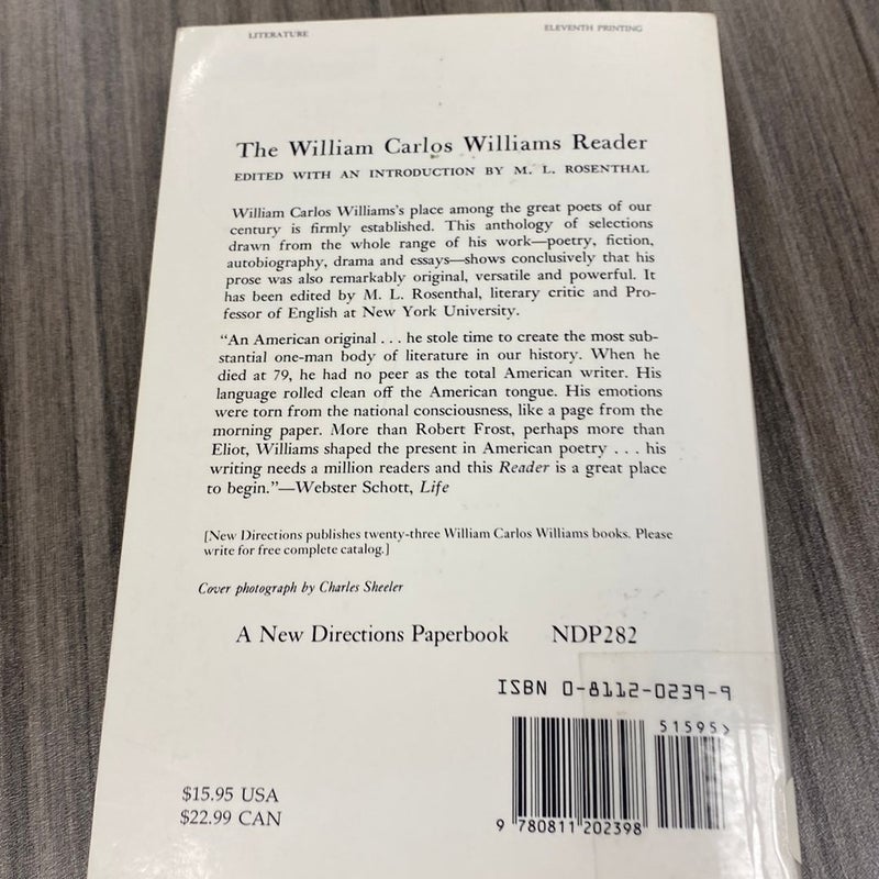 The William Carlos Williams Reader by William Carlos. Williams, Paperback | Pangobooks