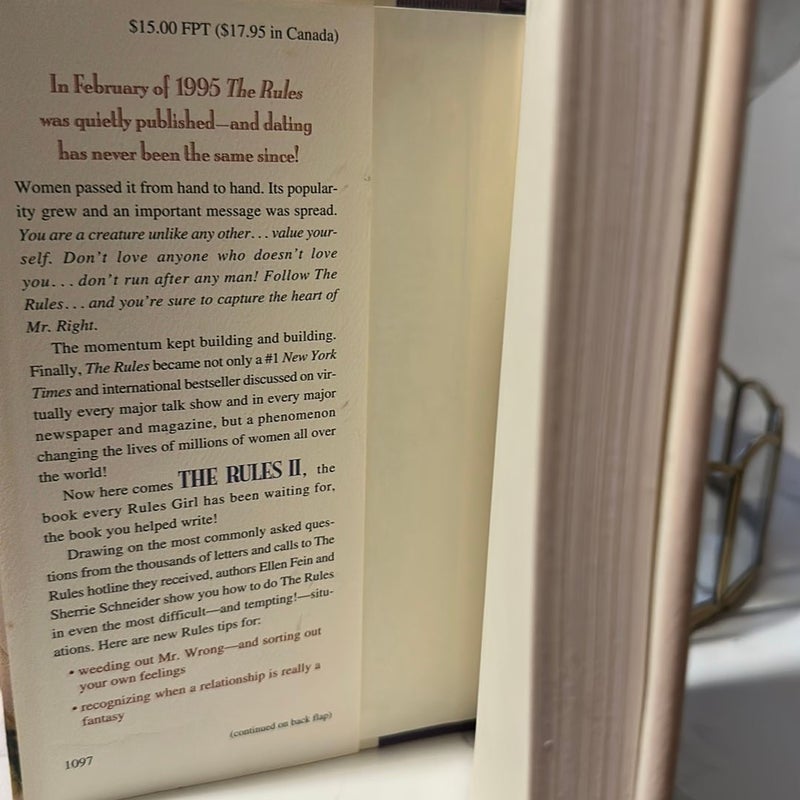 The Rules(TM) II by Ellen Fein, Hardcover | Pangobooks