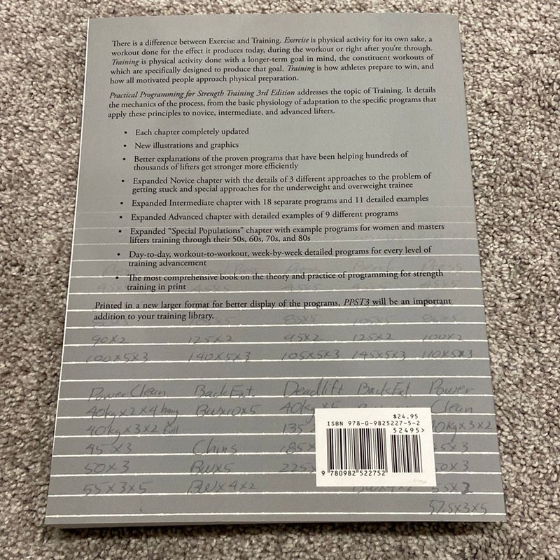 Practical Programming for Strength Training by Mark Rippetoe, Paperback ... Practical Programming for Strength Training by Mark Rippetoe, Paperback ...
