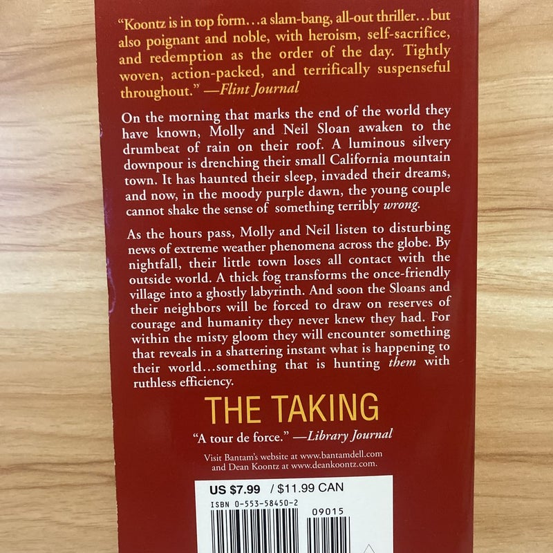 The Taking by Dean Koontz , Paperback | Pangobooks
