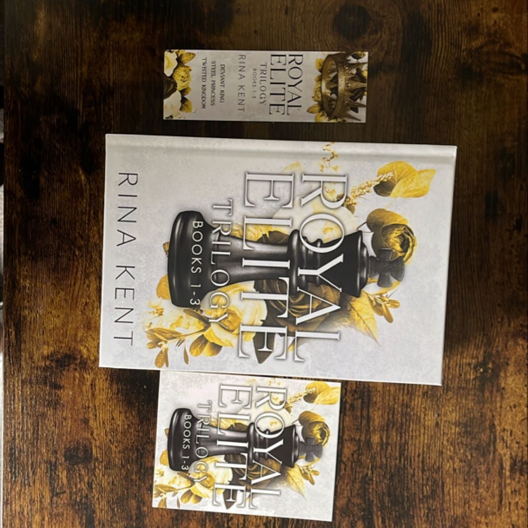 Rina Kent Signed Royal Elite Trilogy - Deviant King, Steel Princess ...