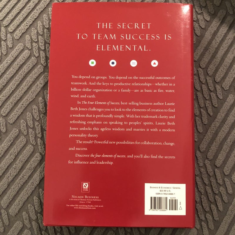 The Four Elements of Success by Laurie Beth Jones, Hardcover | Pango Books