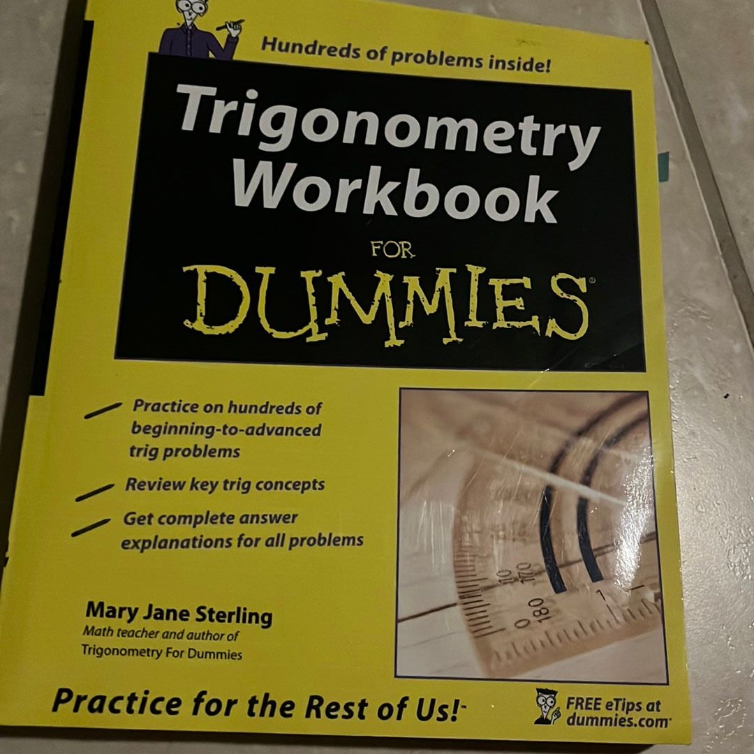 Trigonometry Workbook For Dummies By Mary Jane Sterling Paperback