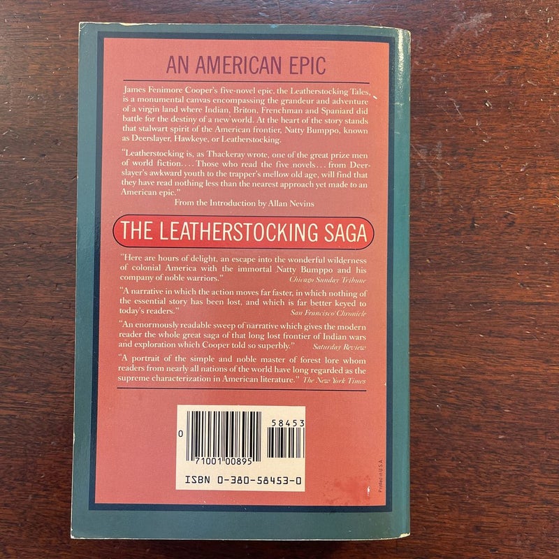 The Leatherstocking Saga by James Fenimore Cooper