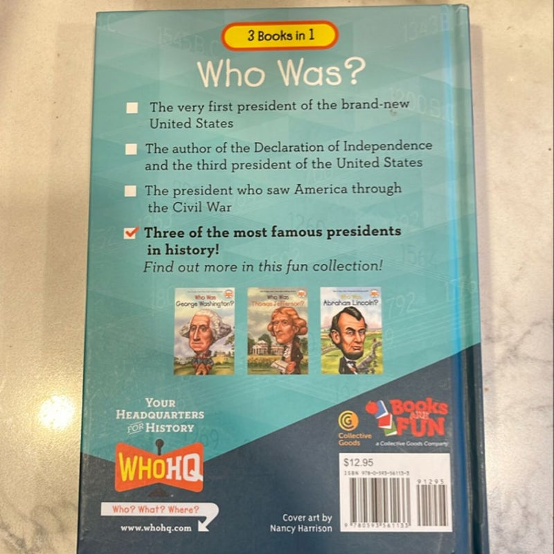 The Who HQ Presidents Collection 3 in 1 by Who HQ, Hardcover | Pangobooks