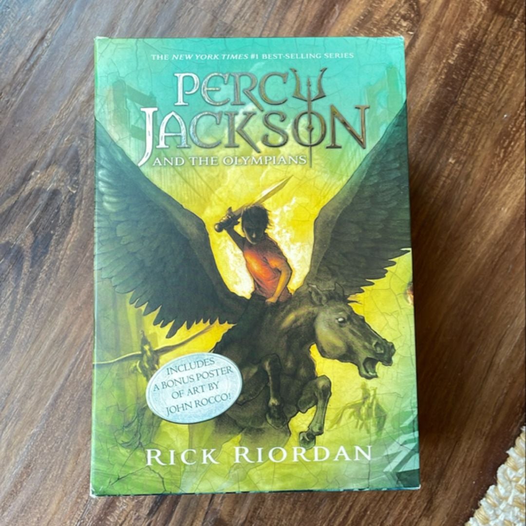 Percy Jackson and the Olympians 5 Book Paperback Boxed Set (new Covers ...