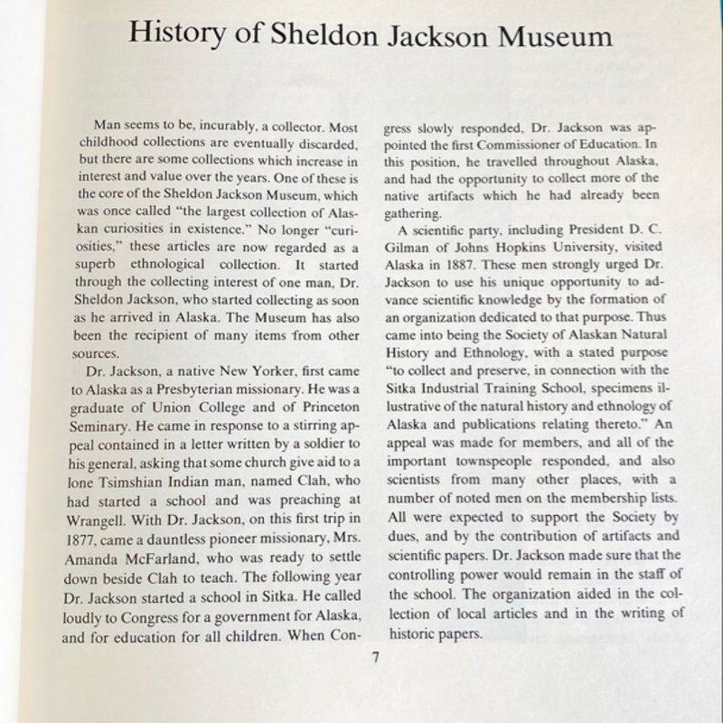 A Catalogue of the Ethnological Collections in the Sheldon Jackson ...
