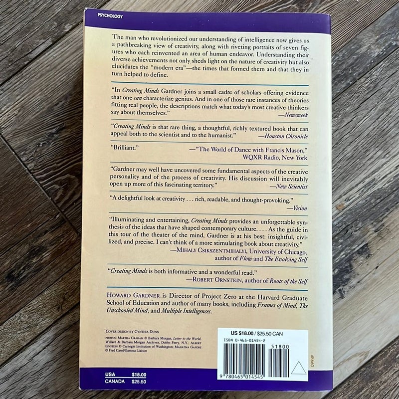 Creating Minds by Howard Gardner