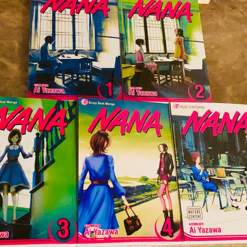 NaNa English MANGA Vol 1 2 3 4 5 Anime Shojo Beat Ai Yazawa ViZ Media ...