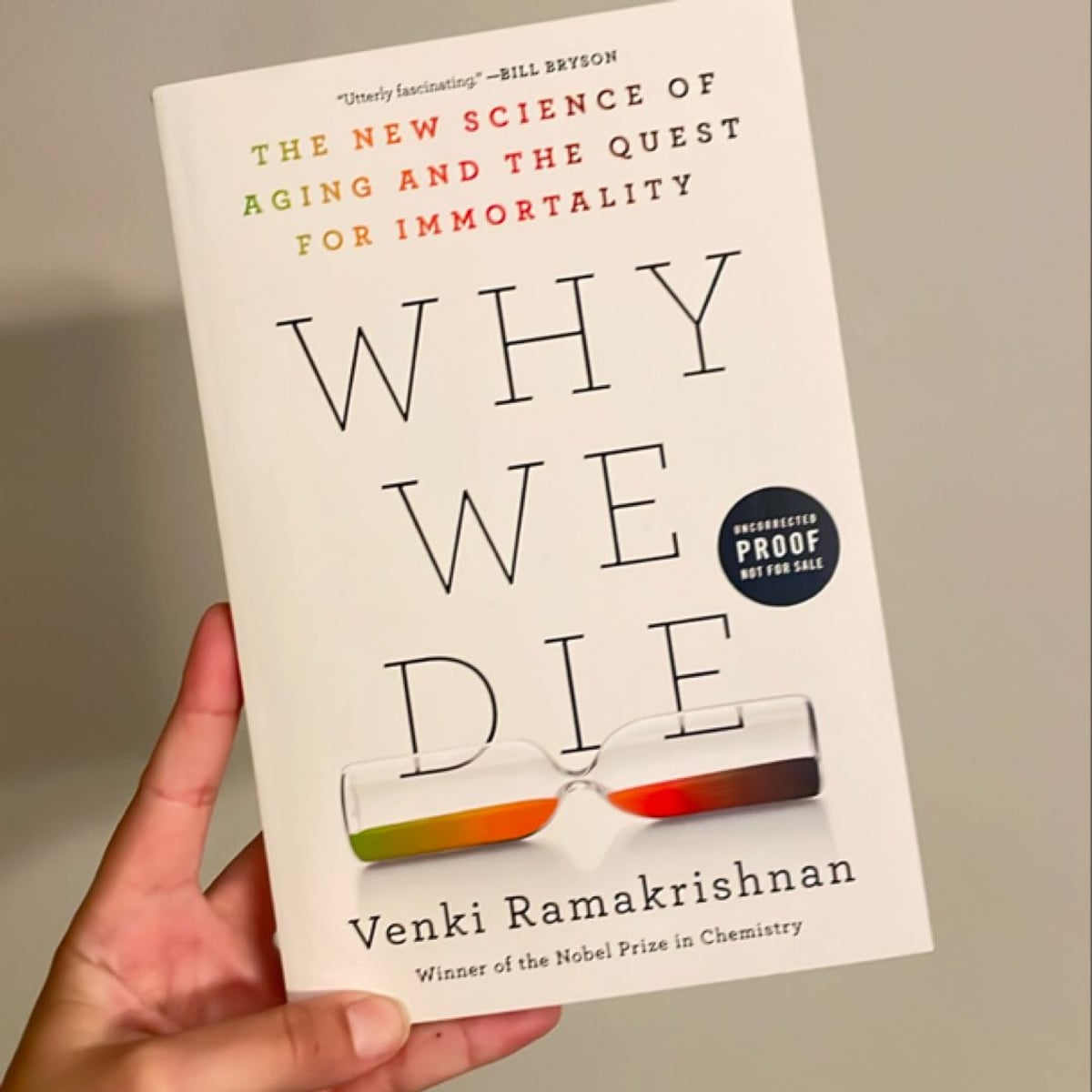 Why We Die by Venki Ramakrishnan