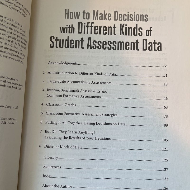How to Make Decisions with Different Kinds of Student Assessment Data ...