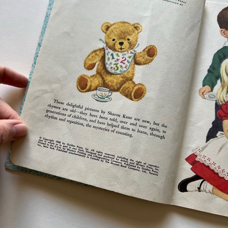 Vintage Little Golden Book: Counting Rhymes Book 1960 by Sharon Kane ...
