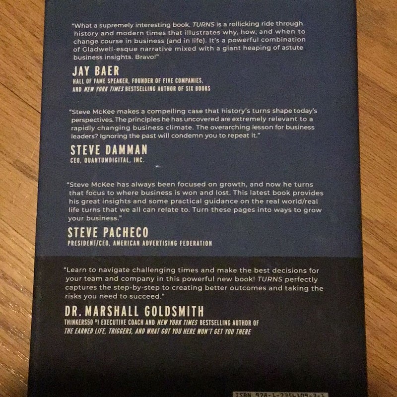 TURNS by STEVE Mc KEE, Hardcover | Pangobooks