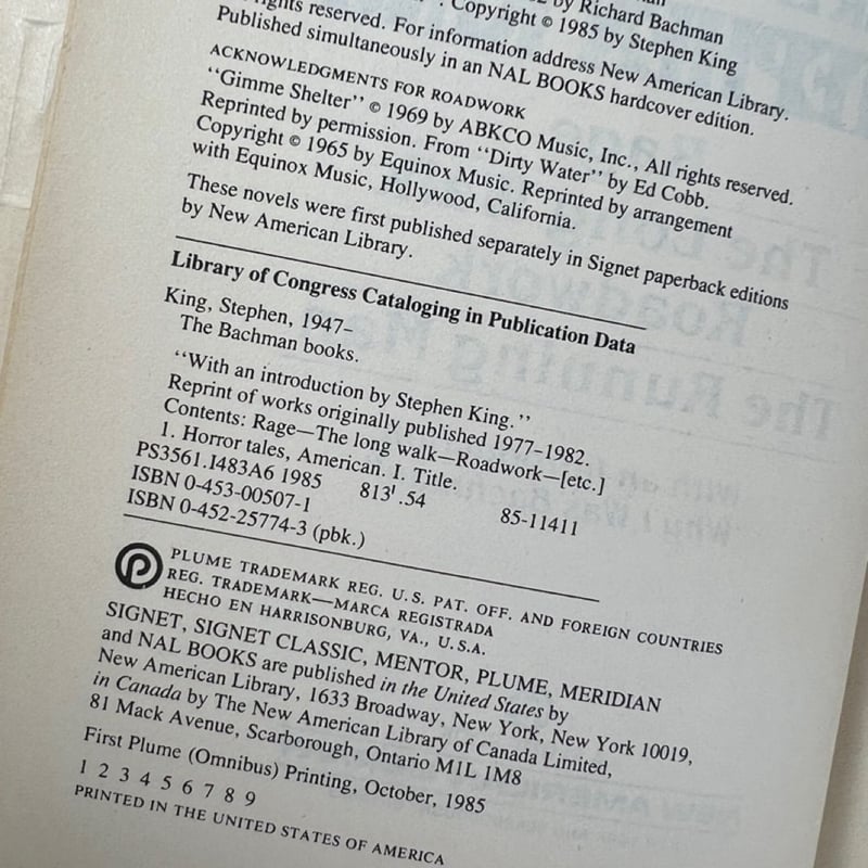 The Bachman Books by Richard Bachman, Stephen King